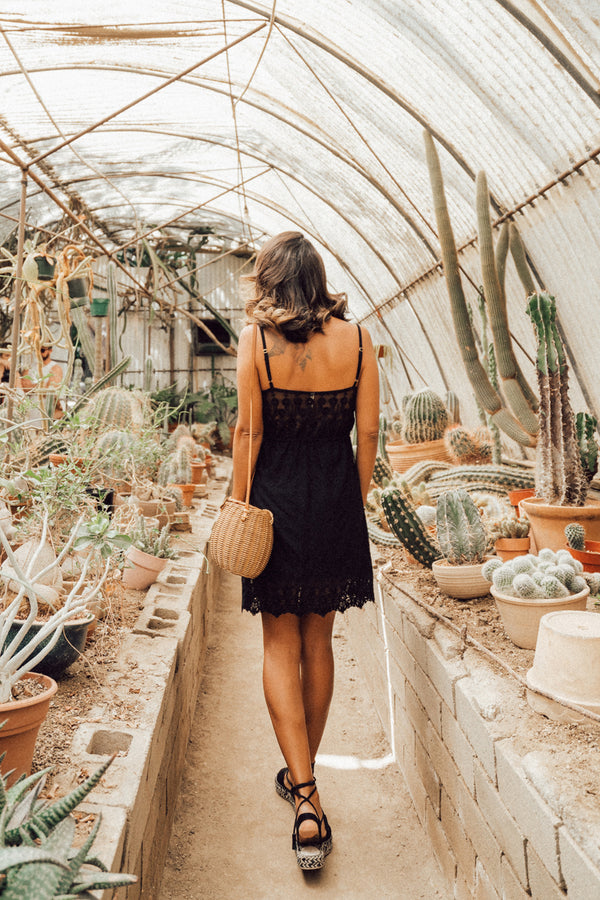 Amy Slip Dress - Onyx