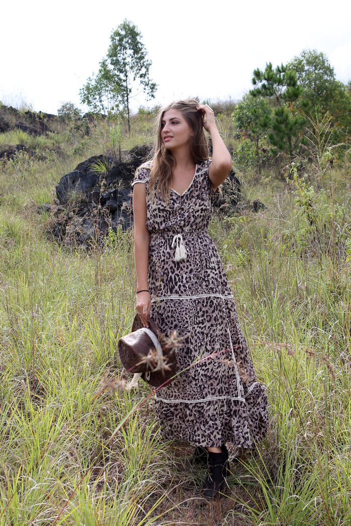 Savannah Maxi Dress - Chestnut