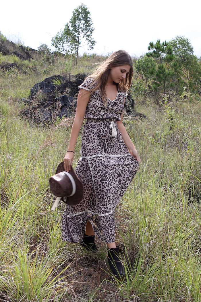 Savannah Maxi Dress - Chestnut