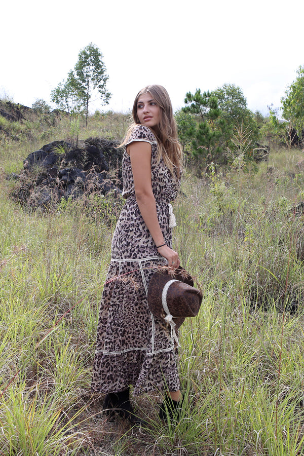 Savannah Maxi Dress - Chestnut