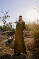 The Vivianne Boho Dress by Tulle and Batiste